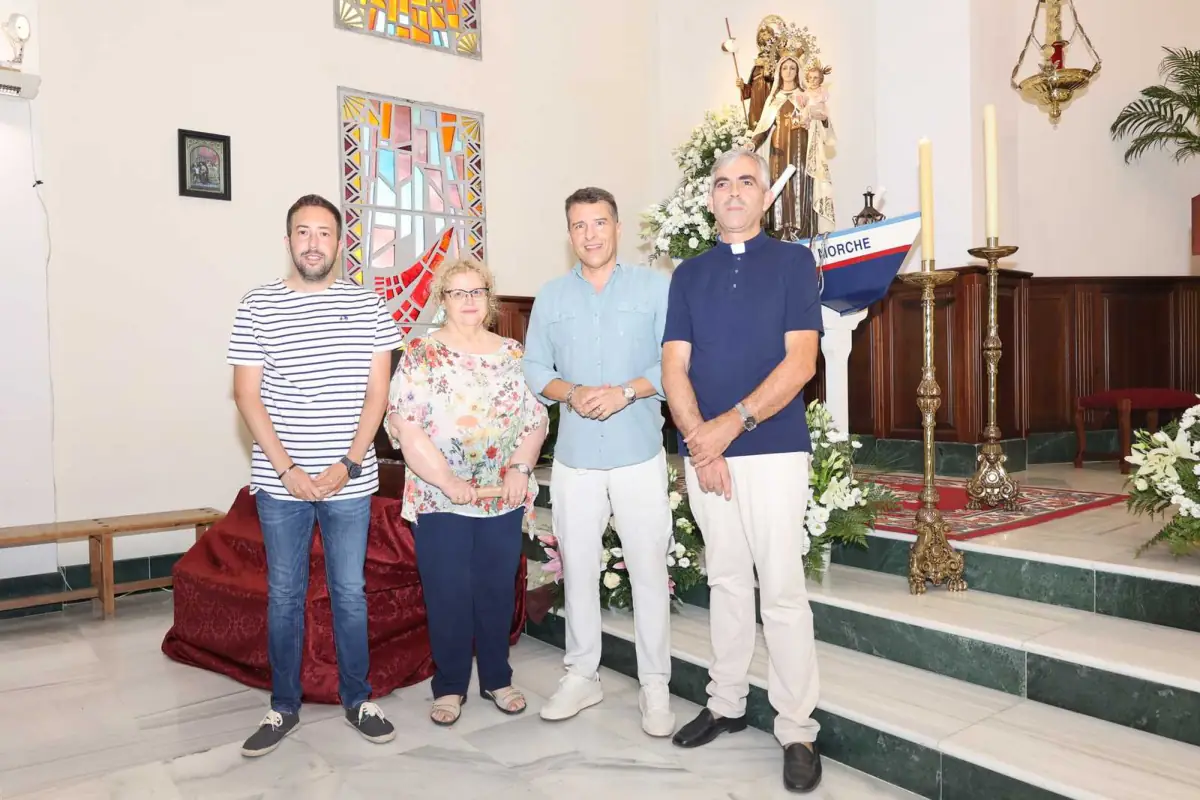 Emotiva ofrenda floral a la Virgen del Carmen de El Morche